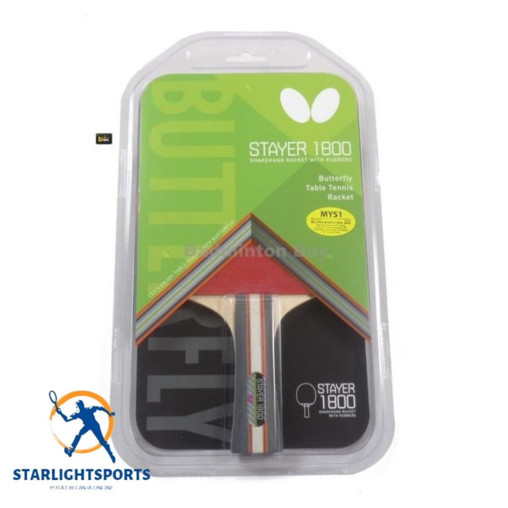Jual BAT/BED PINGPONG BUTTERFLY STAYER 1800 ORIGINAL | Shopee Indonesia