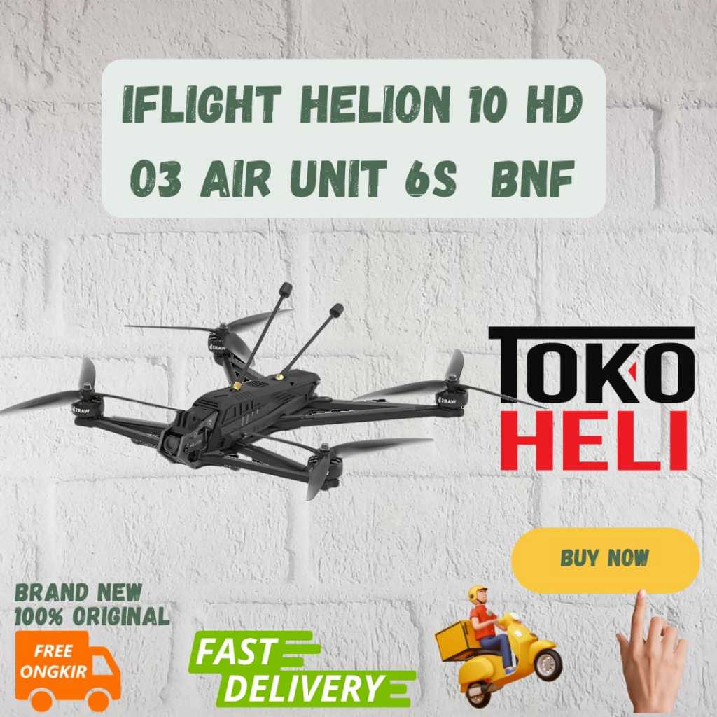 Jual Iflight Helion 10 HD O3 Air Unit 6S Long Range FPV Drone DJI BNF ...