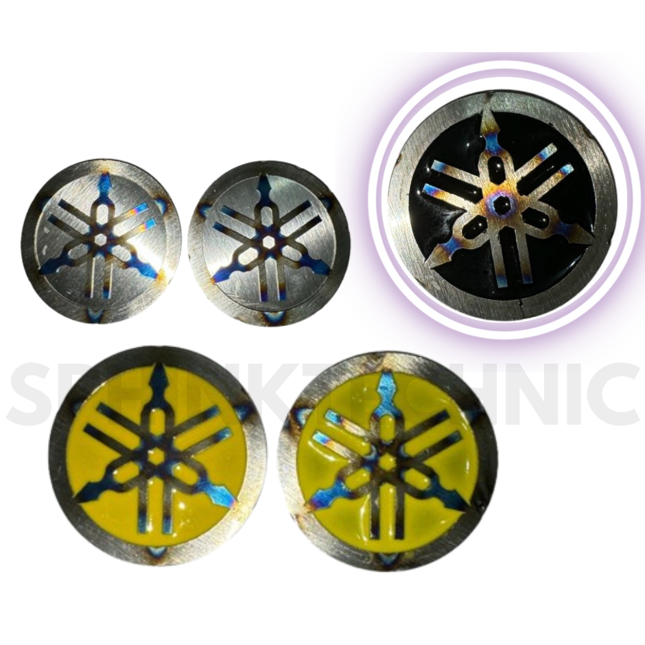 Jual Emblem Yamaha Titanium Logo Yamaha Titanium 50mm Original | Shopee ...