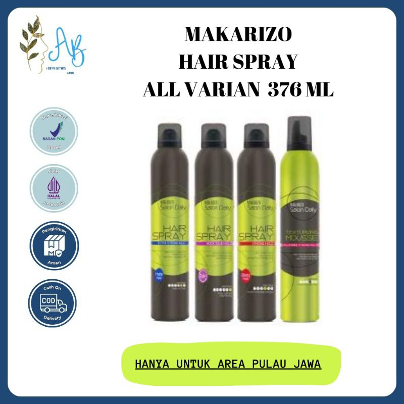 Jual MAKARIZO SALON DAILY HAIR SPRAY 376ML [ABS] | Shopee Indonesia