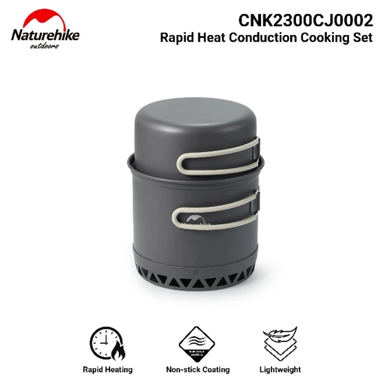 Jual COOKING POT SET ALUMUNIUM NATUREHIKE CNK2300CJ0002 NESTING PANCI ...