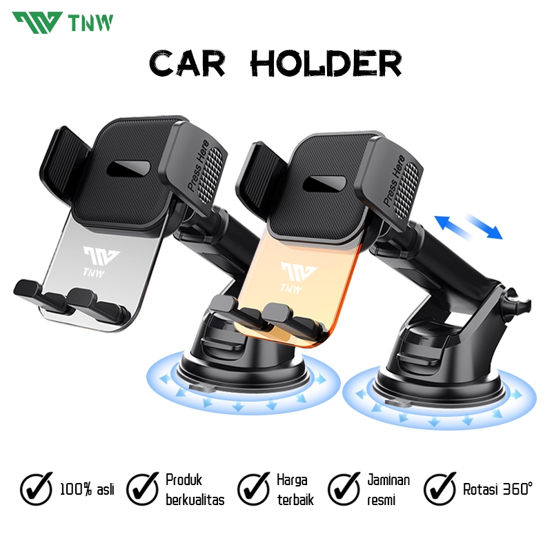Jual TNW Car Holder hp Mobil Holder Mobil Dashboard Car Mount Mobile ...