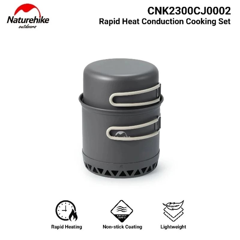 Jual COOKING POT SET NATUREHIKE CNK2300CJ0002 ALAT MASAK ALUMUNIUM ...