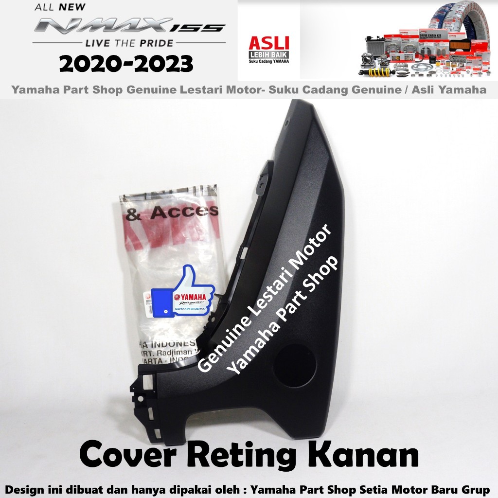 Jual Cover Emblem Lampu Sen Riting Reting Winglet Kanan All New N Max ...