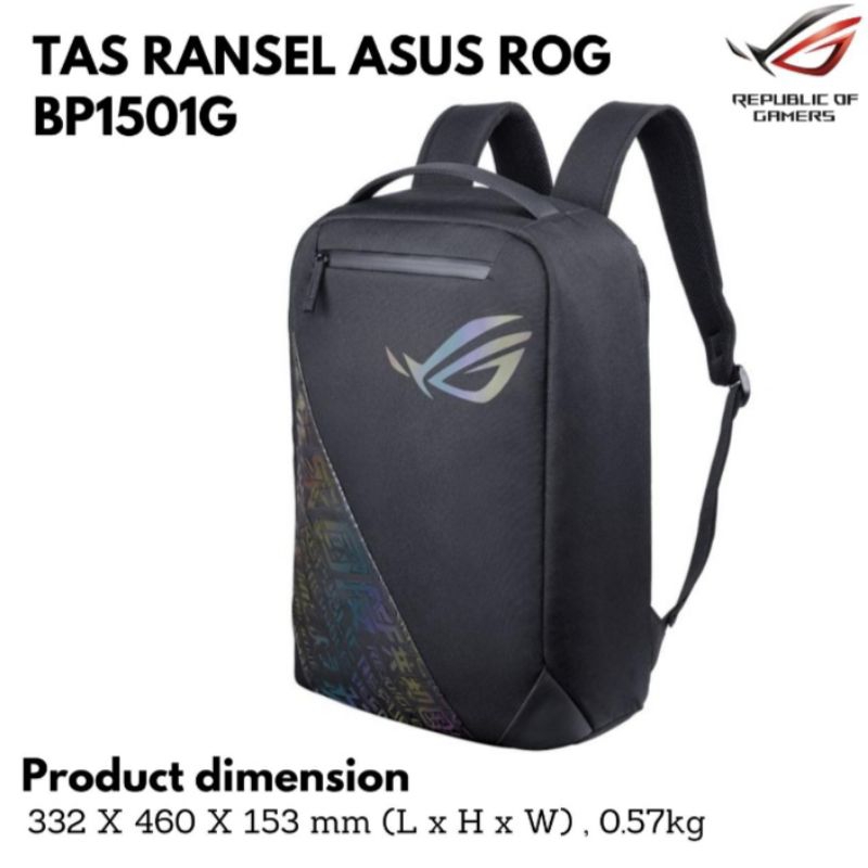 Jual ASUS ROG BP1501G BackPack/Ransel Laptop | Shopee Indonesia