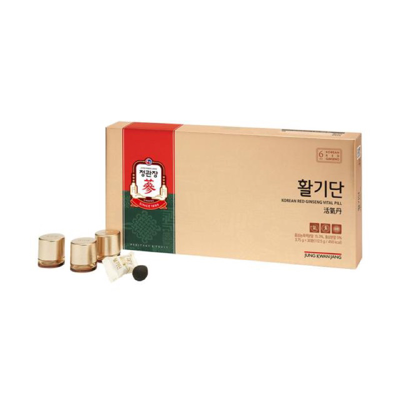 Jual Korean Red Ginseng Vital Pill 3.75gr x 30 pills - Jung Kwan Jang ...