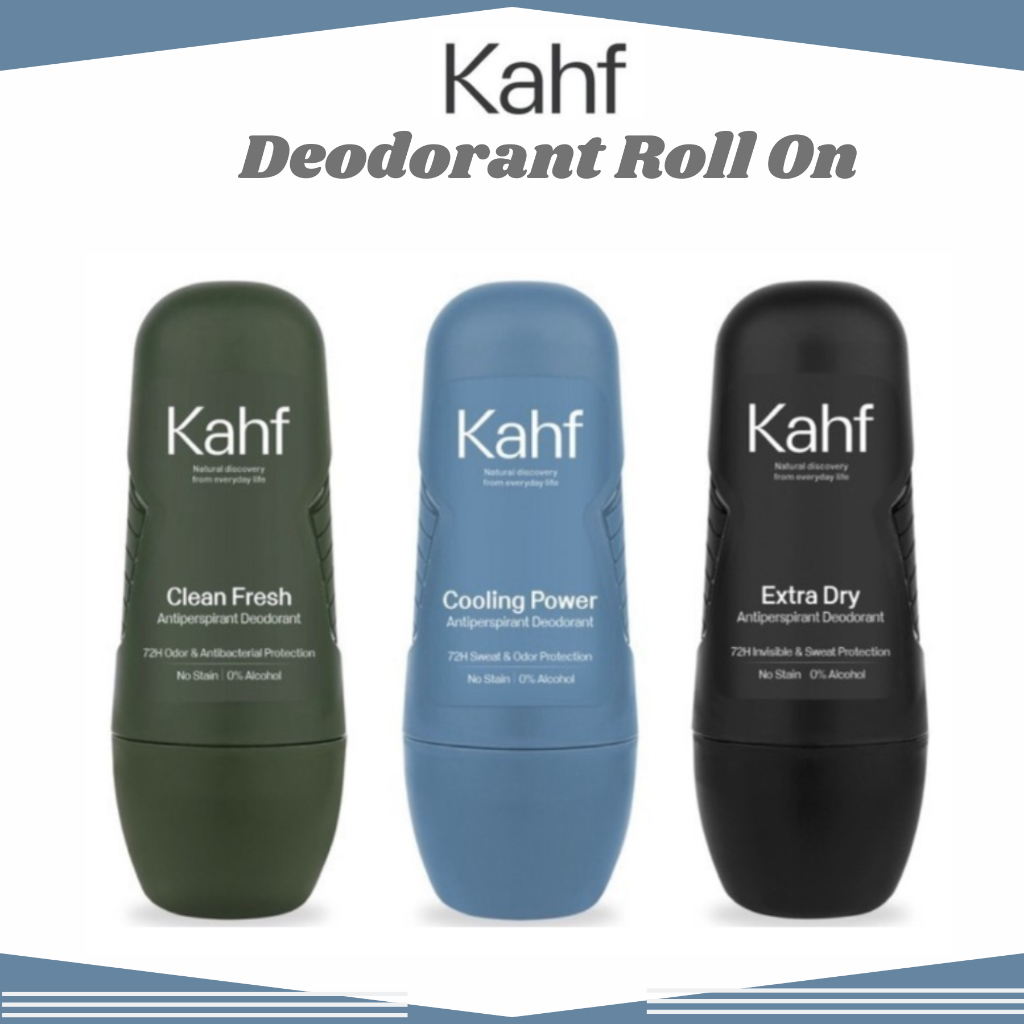 Jual Kahf Antiperspirant Deodorant Roll On 45ml/Clean Fresh/Cooling ...
