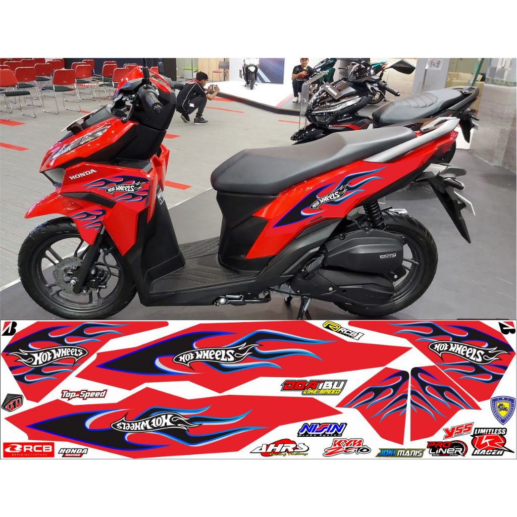 Jual variasi motor honda new vario 125 gen-2 tahun 2023 / 2024 variasi sticker | Shopee Indonesia