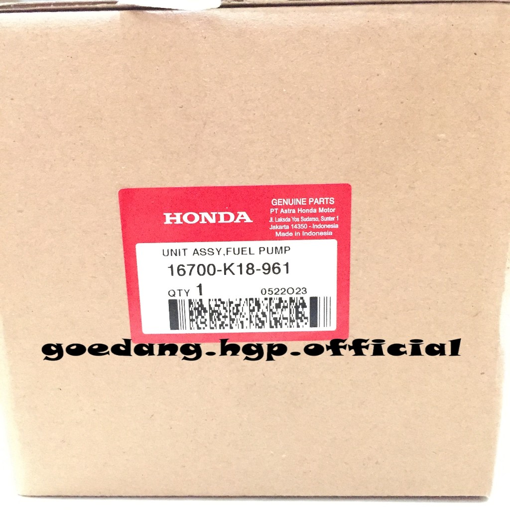 Jual Unit Assy Fuel Pump Pompa Bensin CB150 VERZA ORIGINAL AHM ...
