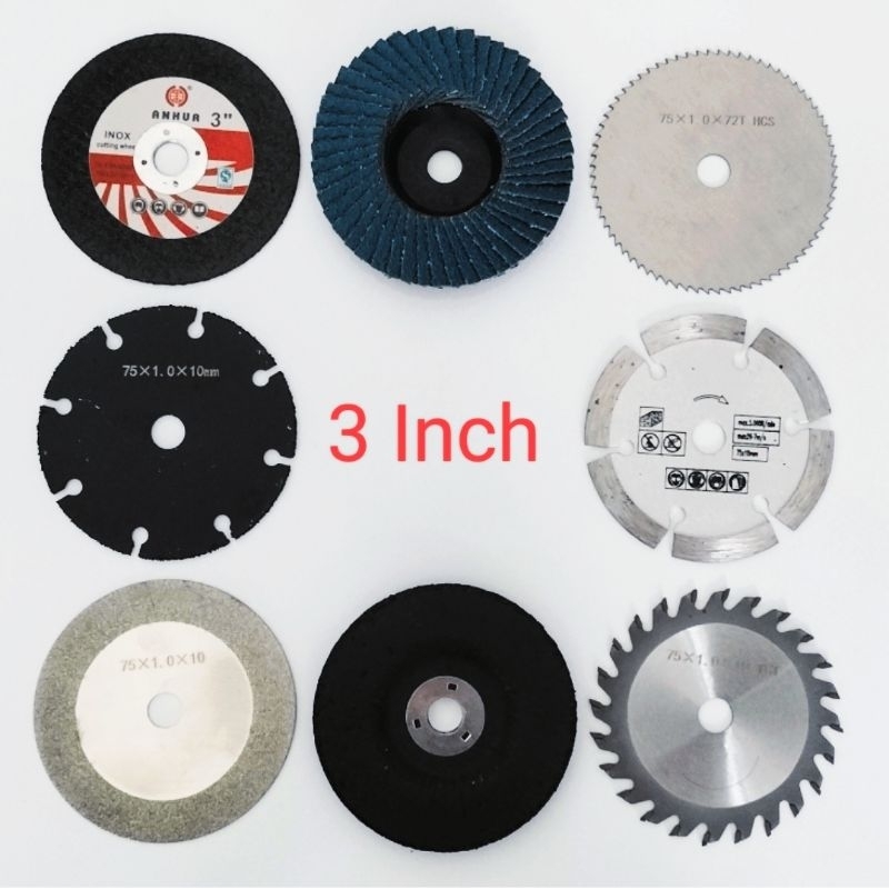 Jual Cutting Wheel Mata Gerinda Mini 3 inch 75x1.2x10mm | Shopee Indonesia