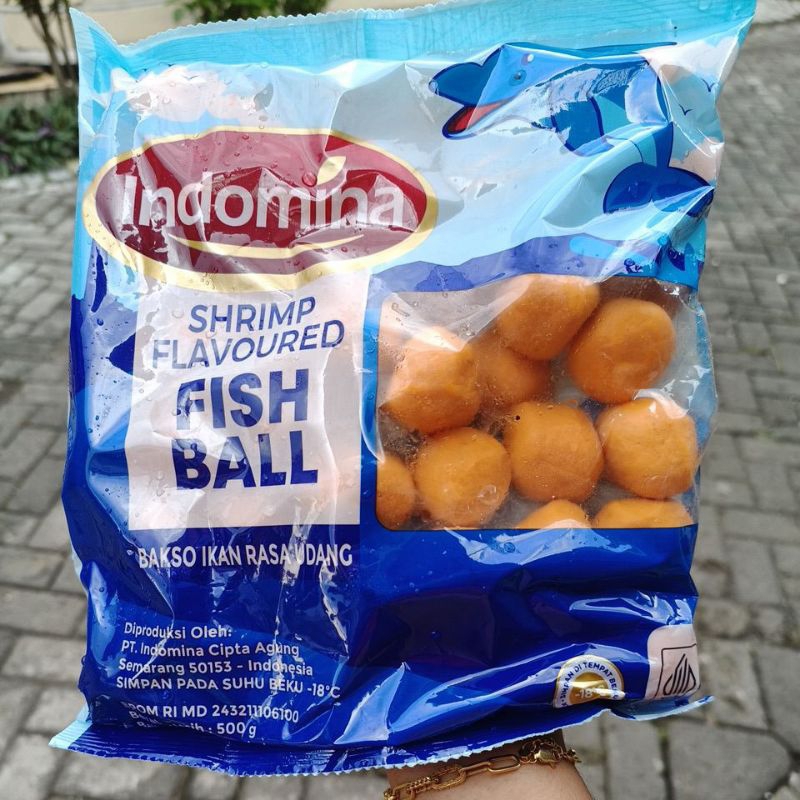 Jual INDOMINA SHRIMP BALL 500 GRAM bakso udang | Shopee Indonesia