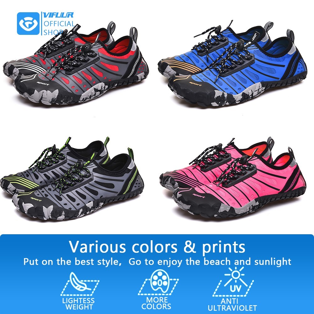Jual VIFUUR Pantai Sepatu Poundfit Renang Water Shoe Yoga Tracking ...