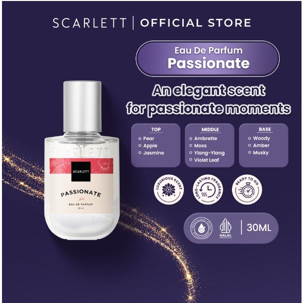 Jual Scarlett Whitening Eau De Parfum 30ml PARFUME EDP DREAMY DREAM ...