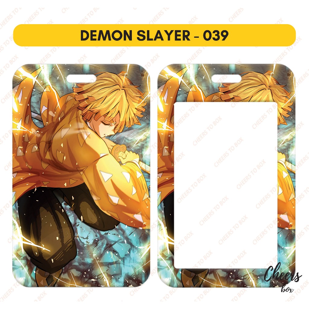 Jual (N009) DEMON SLAYER ID Card Holder / Nametag Tanpa Tali Lanyard ...