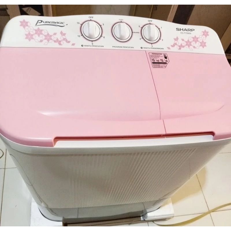 Jual SHARP MESIN CUCI 2 TABUNG EST 70 MW LOW WATT | Shopee Indonesia