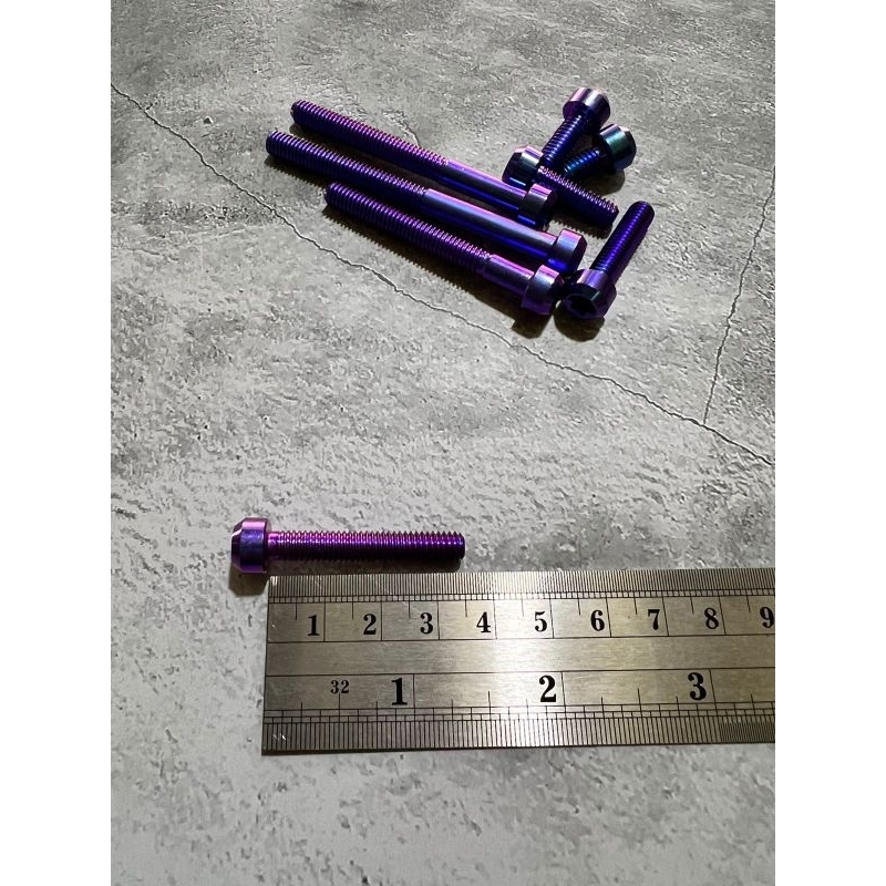 Jual baut titanium 6x35 drat 10 panjang 3,5cm | Shopee Indonesia