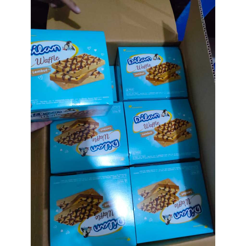 Jual Dilan Waffle Box isi 12 | Shopee Indonesia