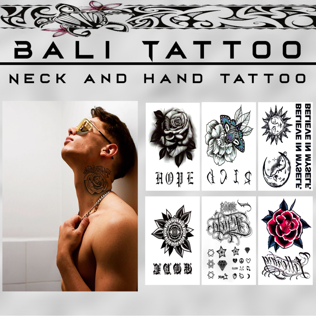 Jual (Bali Tattoo Creative) Tato temporer tangan leher jari/tato ...