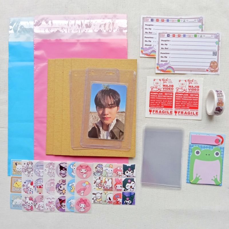 Jual [Araaa.Store] Set Packing Photocard Lengkap Murah || Polymailer ...