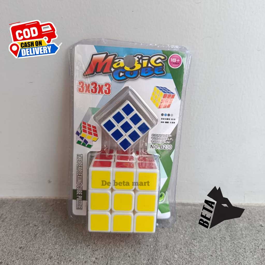 Jual Rubik 3x3 Magic cube 2 in 1 base putih isi 2 | Shopee Indonesia