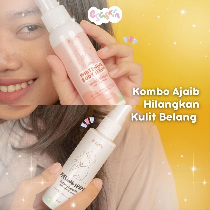 Jual [𝐑𝐄𝐀𝐃𝐘 𝐒𝐓𝐎𝐊 𝐒𝐈𝐀𝐏 𝐊𝐈𝐑𝐈𝐌] Esaskin Beauty Peeling Spray & Whitening ...