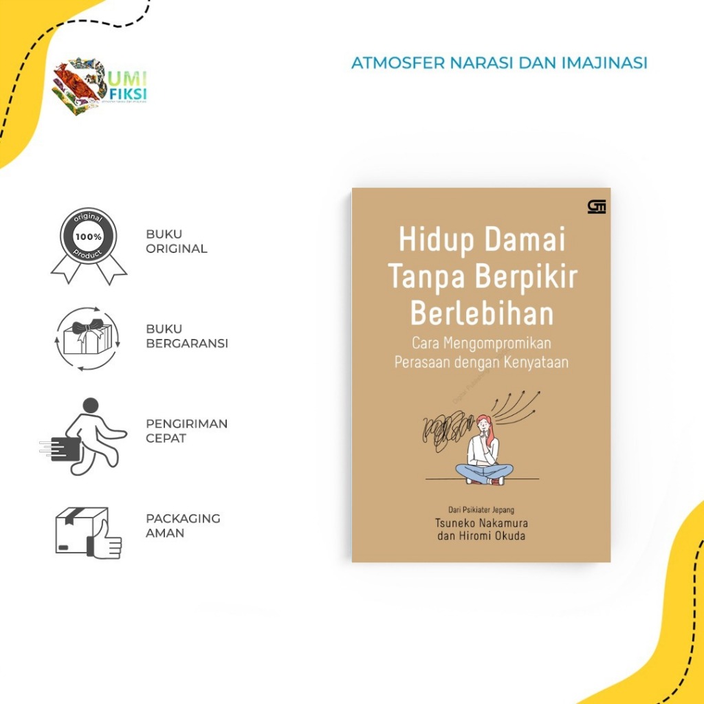 Jual Pre Order - Buku Motivasi Hidup Damai Tanpa Berpikir Berlebihan ...
