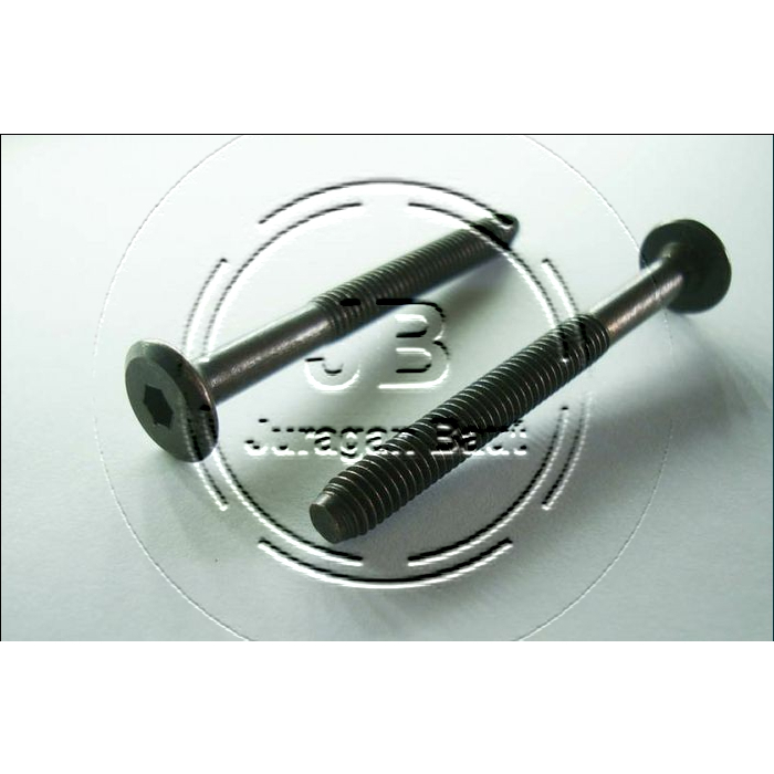 Jual BAUT JCBC M6 X 40 PANJANG 4CM 4 CM 40MM 40 MM BAUT FURNITURE BAUT DIPAN BAUT JCBC M6X40 ...