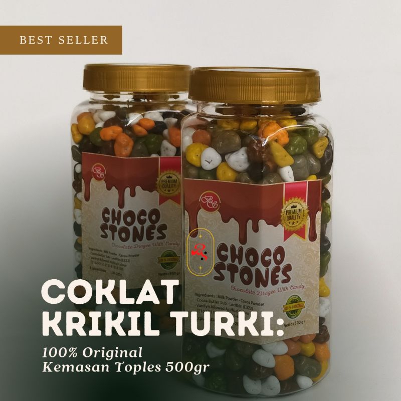 Jual Coklat kerikil 500gr cokelat Choco Stones Chocolate Dragee With - Chocolate - Coklat Batu ...
