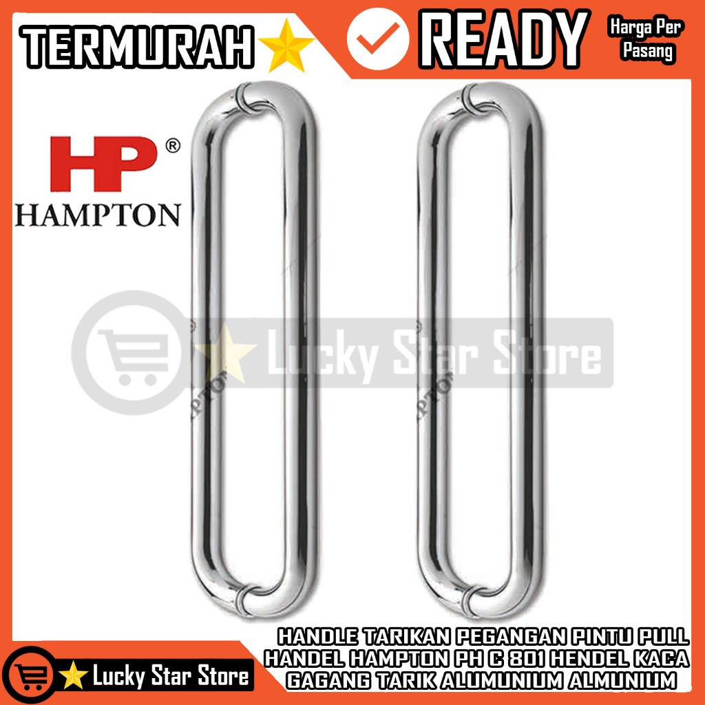 Jual HAMPTON Gagang Tarikan Pintu Kaca Pull Handle Ph C 801 Tarikan ...
