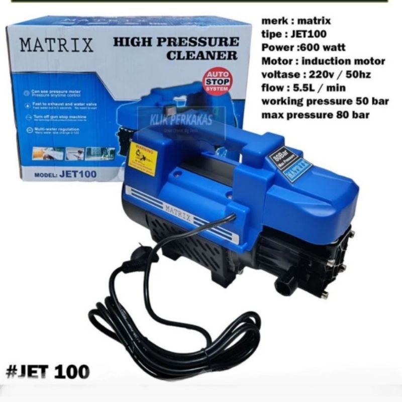 Jual Mesin Steam Cuci Mobil Stim Matrix Jet-100 600w Autostop | Shopee ...
