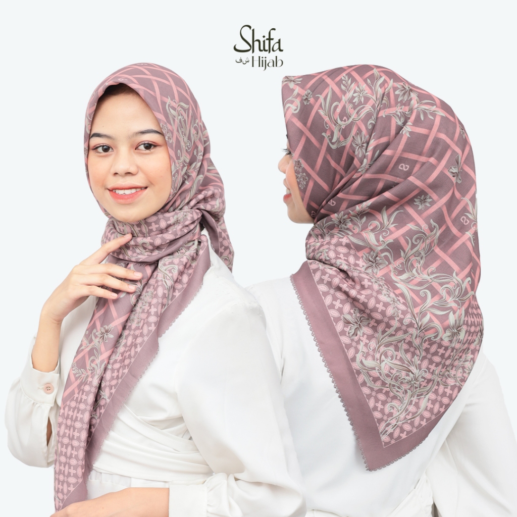 Jual SHIFA HIJAB [LUXURY SERIES] KERUDUNG MOTIF HIJAB SEGI EMPAT ...