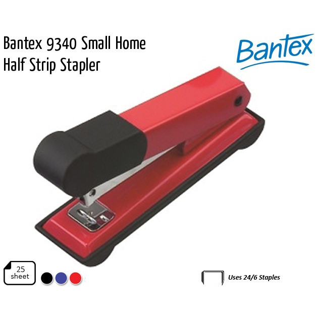 Jual Bantex Stapler Small with Rubber Handle # 9340 (pcs) | Shopee ...