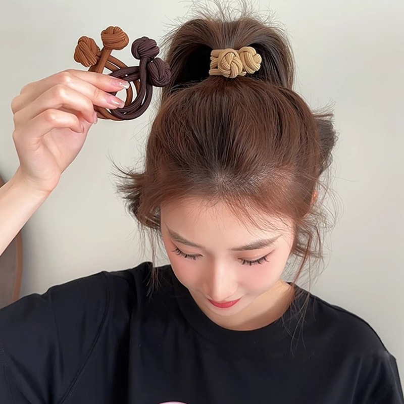 Jual Ikat Rambut Tali Ponytail Aksesoris Karet Rambut Tebal Wanita ...