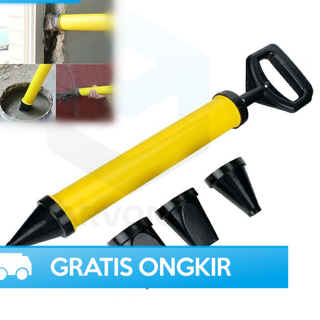 Jual PERALATAN POMPA SEMEN CAULKING GUNT GROUT PRAKTIS SIMPLE | Shopee ...