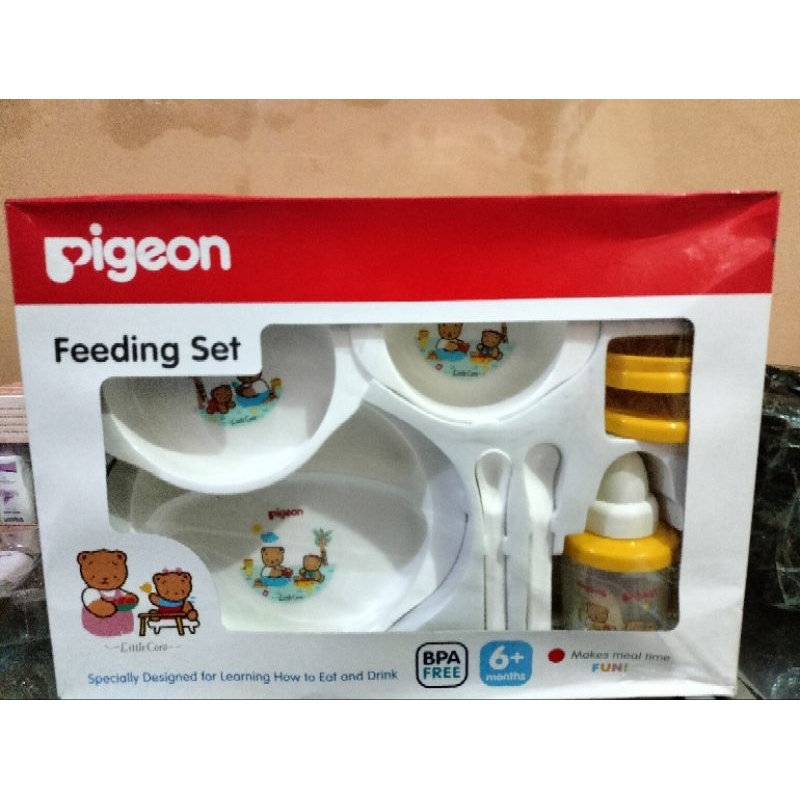 Jual set makan pigeon / set makan mag mag / set makan besar/ set makan ...
