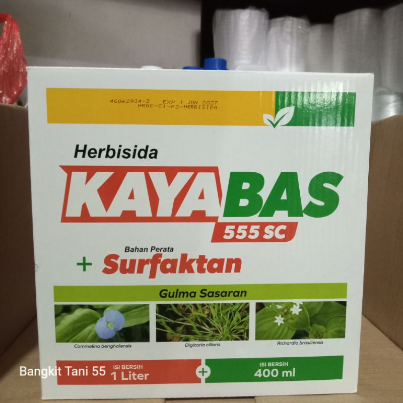 Jual obat rumput/Herbisida untuk jagung kayabas 555sc 1 Liter ...