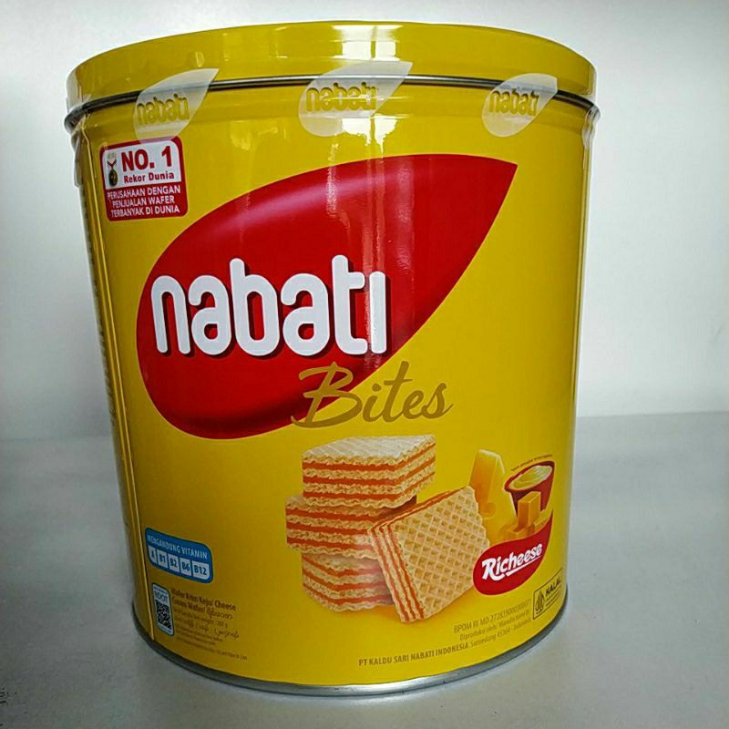 Jual Nabati Wafer Kaleng 287gr//Nabati bites Kaleng | Shopee Indonesia