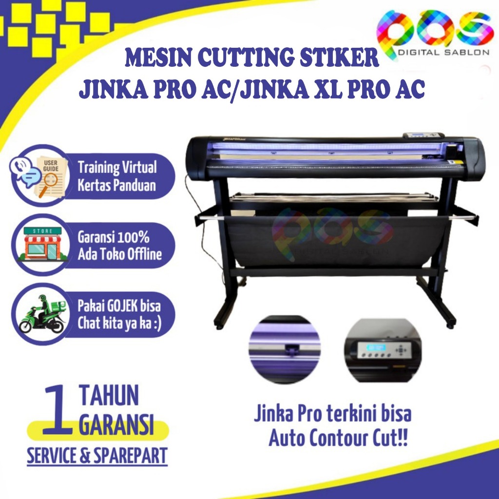 Jual Mesin Cutting Stiker 1351 PRO AC / Auto Contour Cut Otomatis dari ...
