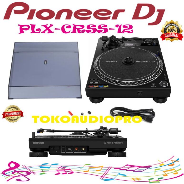 Jual Pioneer DJ PLX-CRSS12 Hybrid Direct Drive Turntable Pioneer CRSS ...