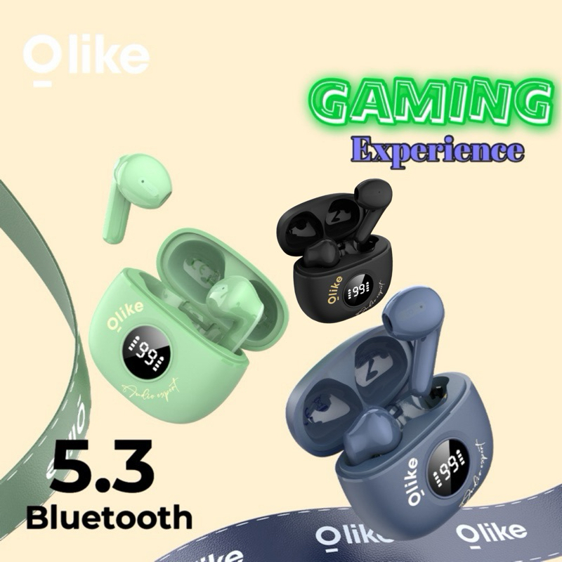 Jual Olike TWS T121 Classical Wireless Earphone LED Display Gaming ...