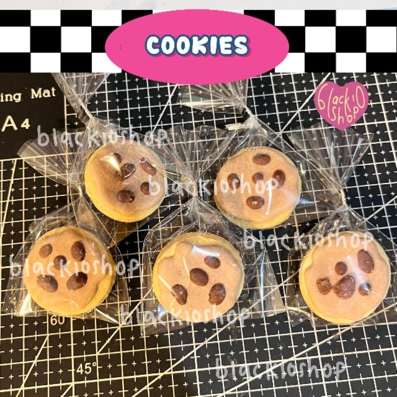 Jual Mini Cookies bentuk makanan minuman by blackioshop | Shopee Indonesia