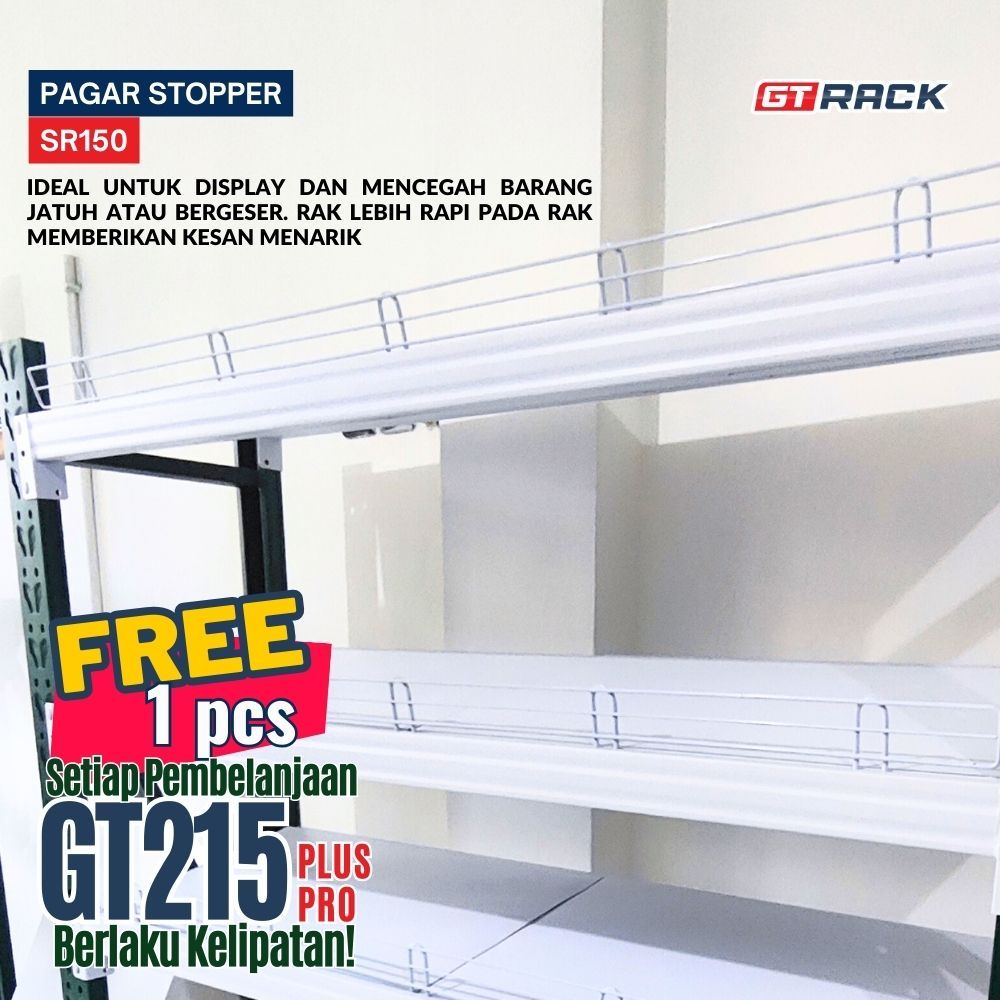 Jual PAGAR STOPPER PEMBATAS BESI GS15 RAK GT RACK MINIMARKET TOKO ...