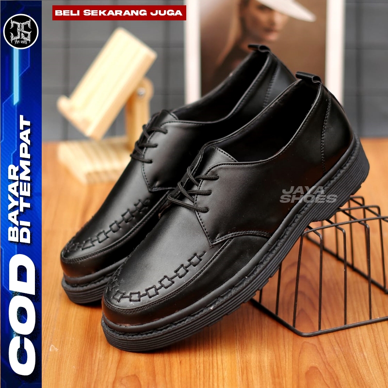 Jual Butler Sepatu Pantofel Formal Pria Casual Hitam Kerja Kantor Kuliah | Shopee Indonesia