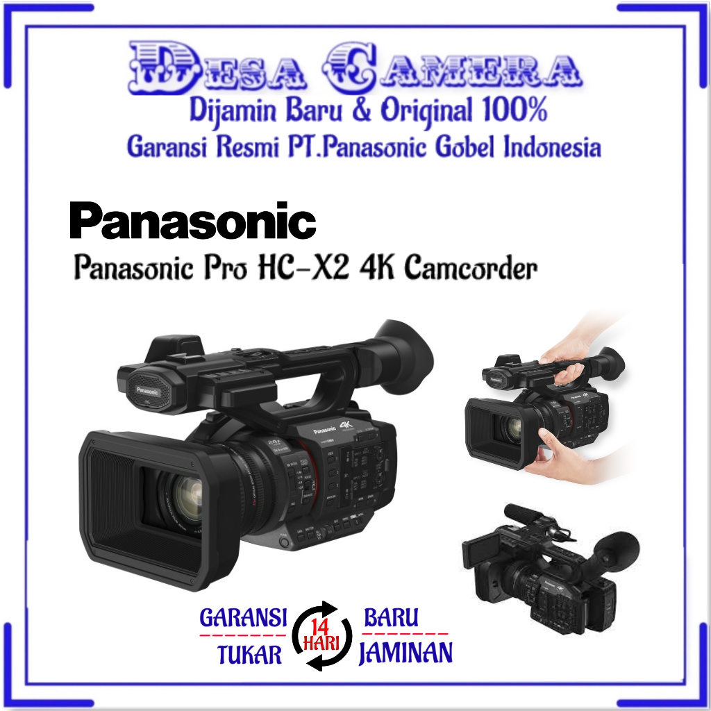 Jual Panasonic Pro HC-X2 4K Camcorder Profesional | Shopee Indonesia