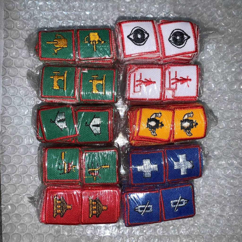 Jual TKK Pramuka Siaga Penggalang Penegak 10 wajib Bordir BENTUK KOTAK | Shopee Indonesia