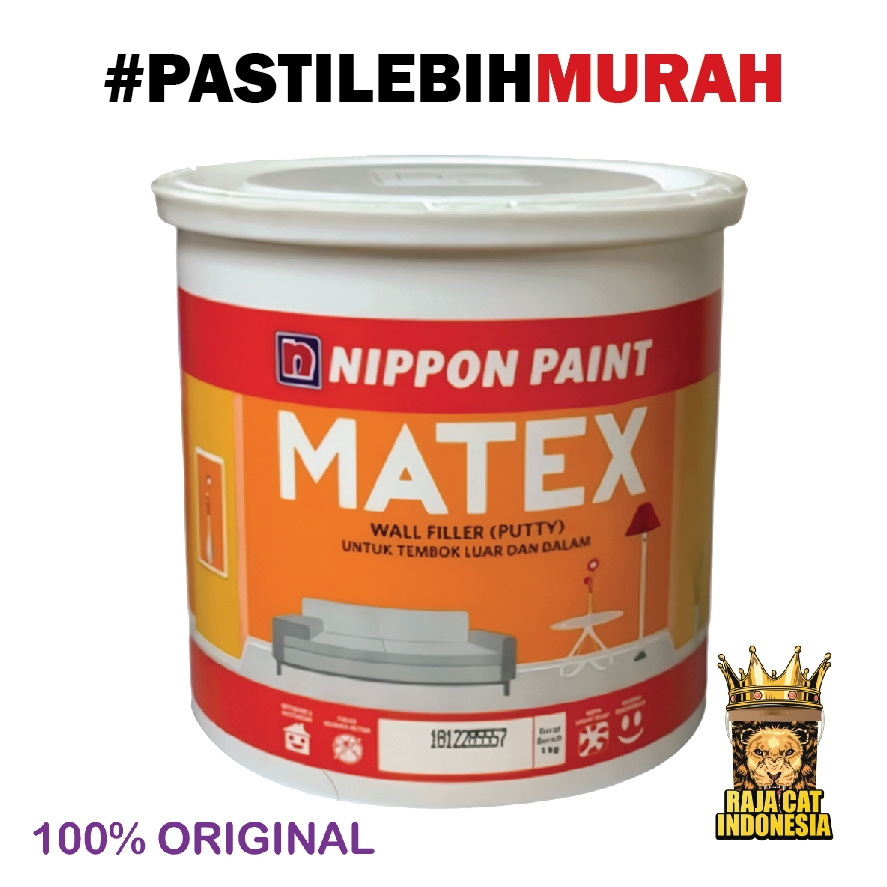 Jual Dempul plamir matex putty Nippon Paint 4 Kg galon | Shopee Indonesia