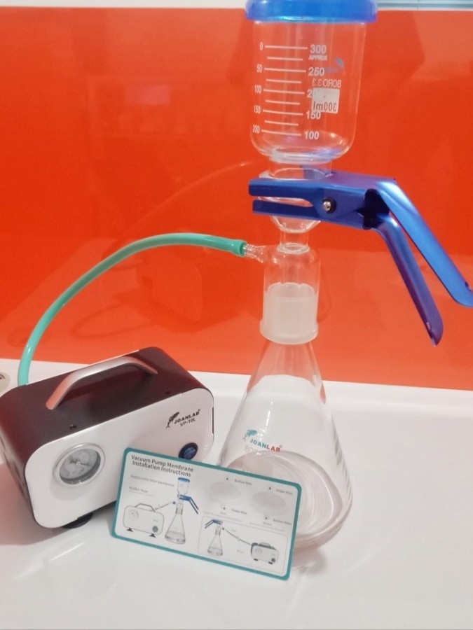 Jual Set Complete 2 IN 1 Laboratory Vacuum Filtration Non Rubber with ...