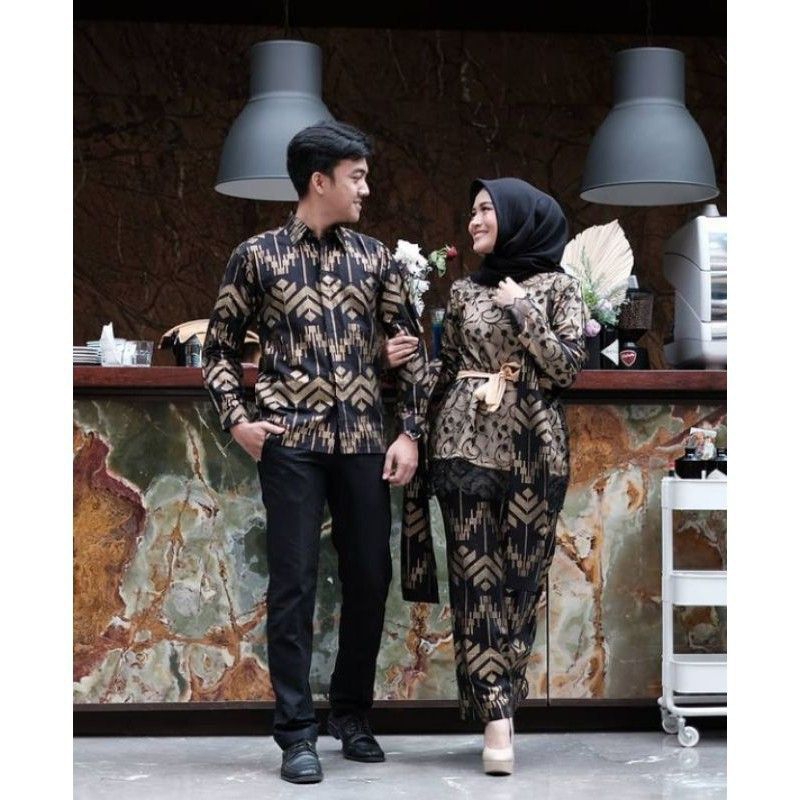 Jual Batik Couple sepasang tunangan wisuda terbaru | Shopee Indonesia