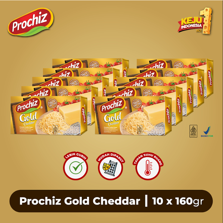 Jual PROCHIZ Gold 160 gr x 10 | Shopee Indonesia
