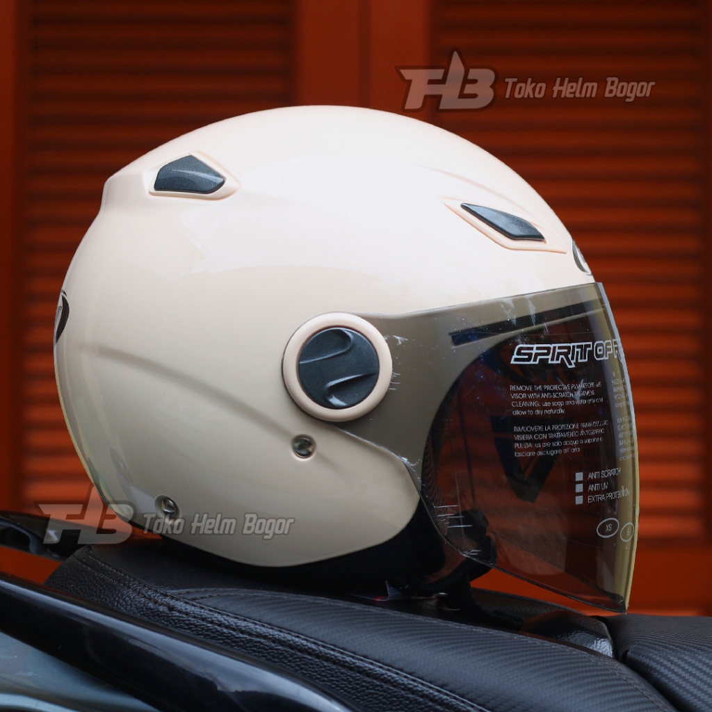 Jual Helm GM Venus Hijaber CREAM | Shopee Indonesia